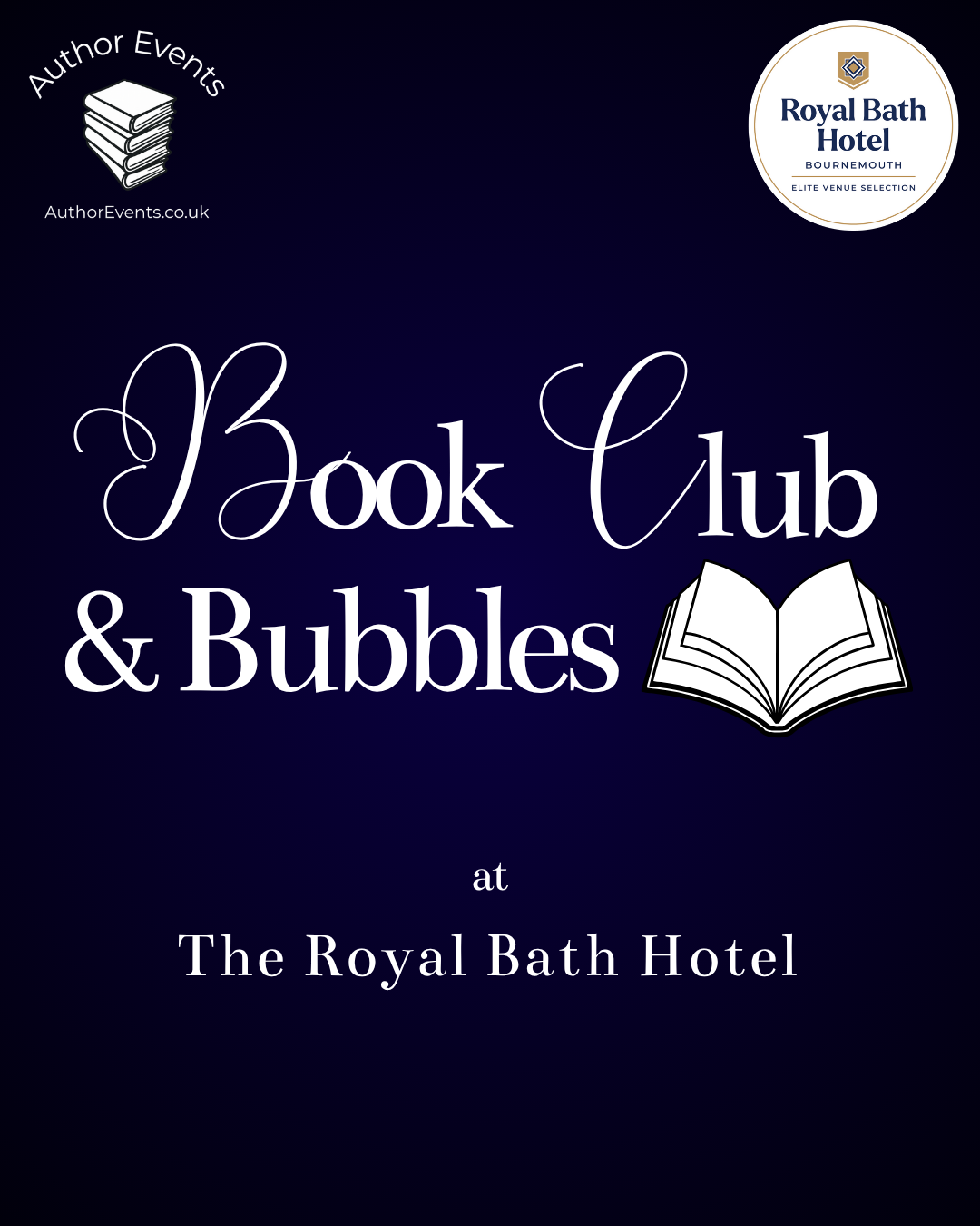 Book Club & Bubbles – Author Events